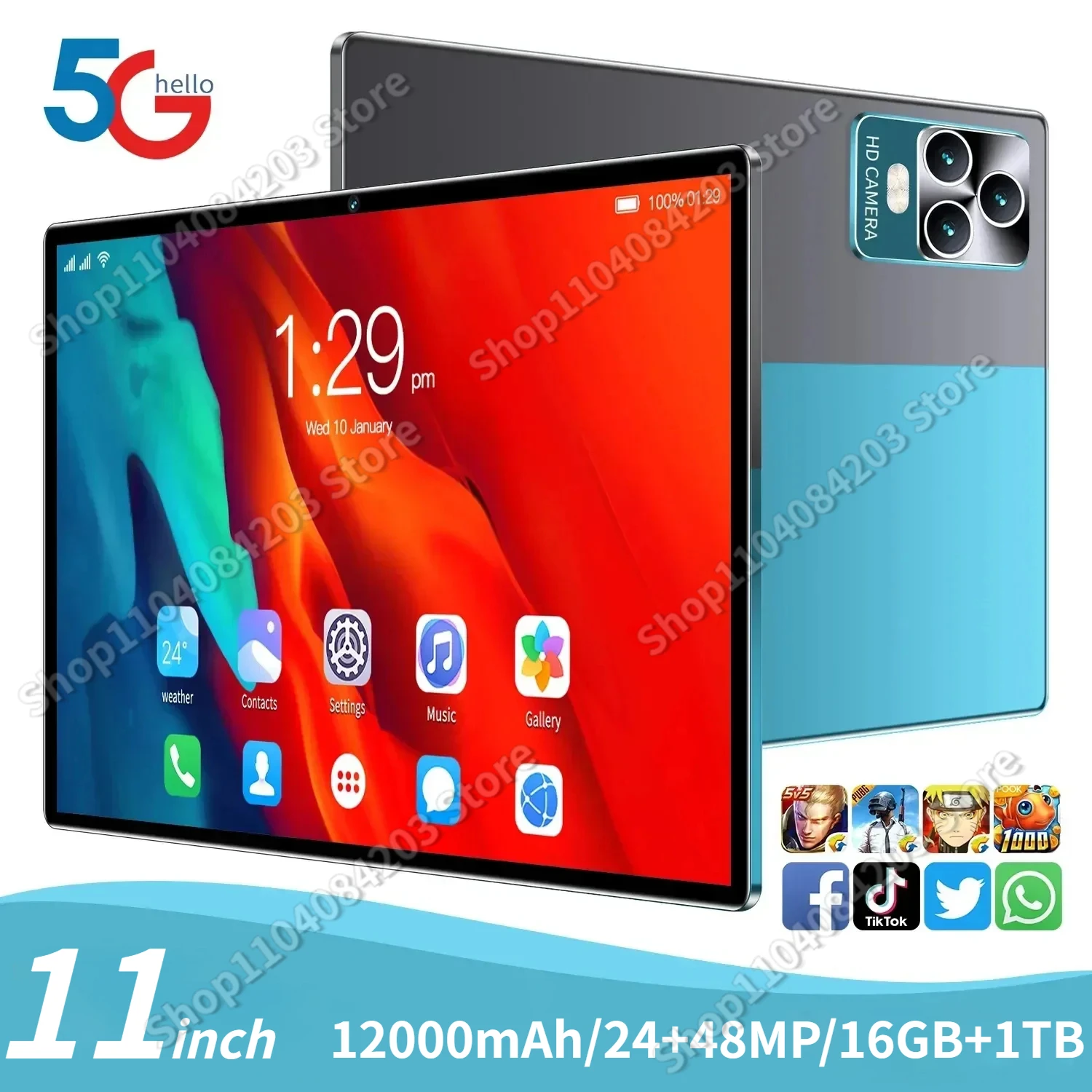 Tablet-PC-Android-P70-16GB-1TB-11-Polegada-12000mAh-LCD-C-mera-de-24MP ...