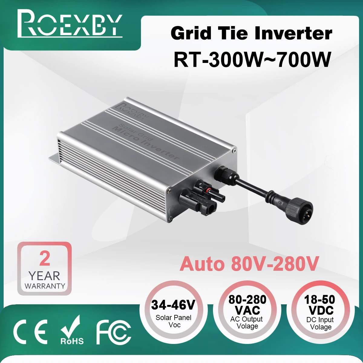 Inversor-de-conexi-n-a-red-Solar-MPPT-sistema-de-microinversor ...