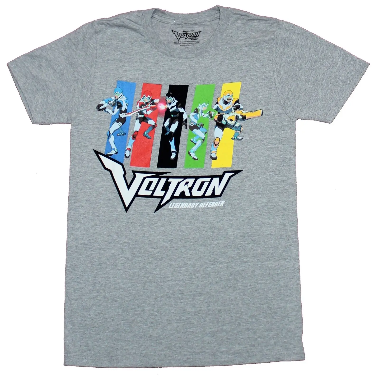 Voltron-Legendary-Defender-Adult-New-T-Shirt-5-Character-Color-Swathes ...