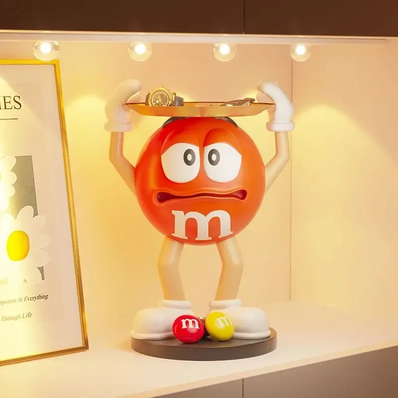 Cartoon-M-ms-Statue-M-Bean-M-ms-Sculpture-Resin-M-Bean-Man-Doll-Table ...