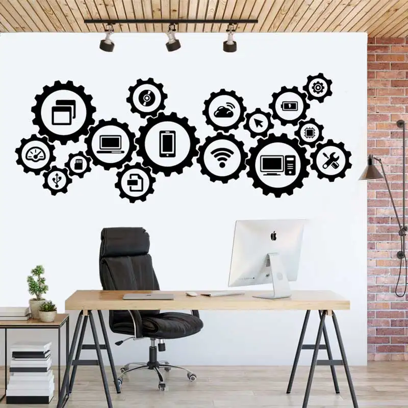 Tech-Technology-Social-Media-Wall-Decals-Information-Technology-Science ...