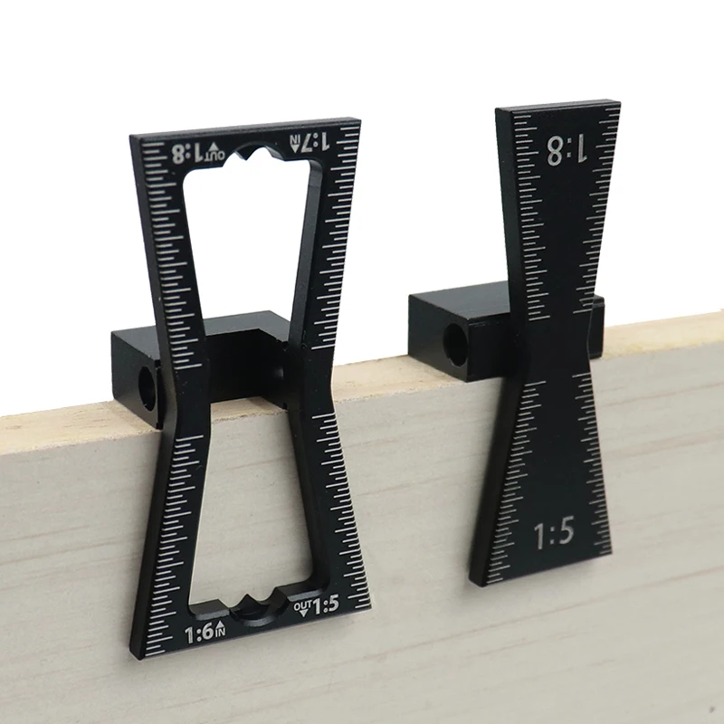 Woodworking Dovetail Marker Aluminum Alloy Dovetail Marking Template ...