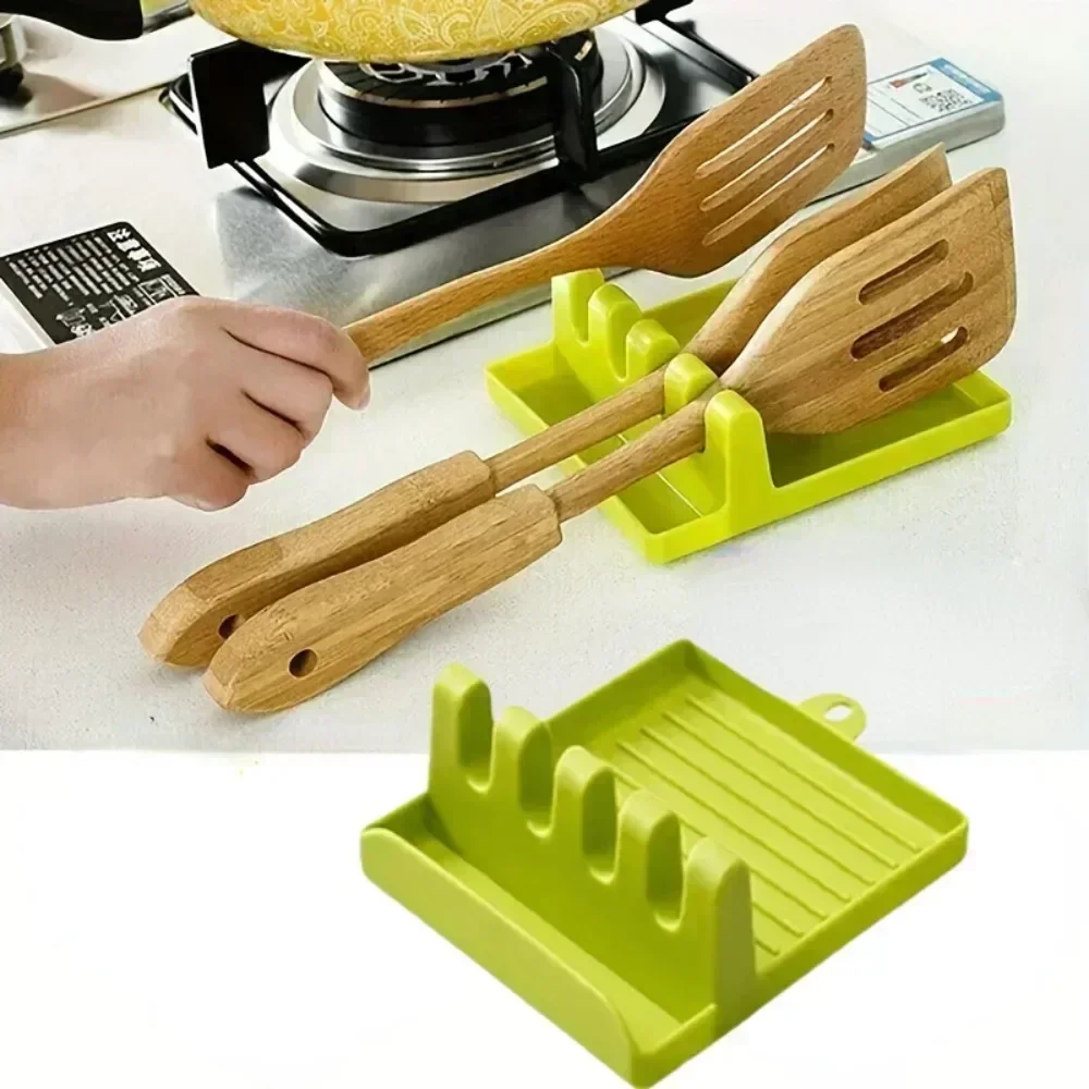 Spoon-Rest-Plastic-Spoon-Holder-Stand-Tableware-Storage-Rack-for-Spoon ...