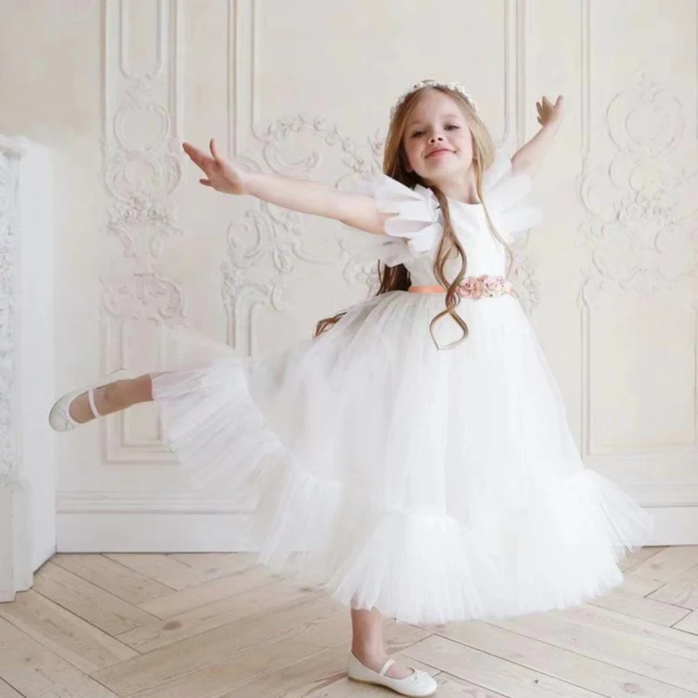 Flower-Girl-Dress-Children-Bridemaid-Wedding-Dresses-For-Kids-Pink ...