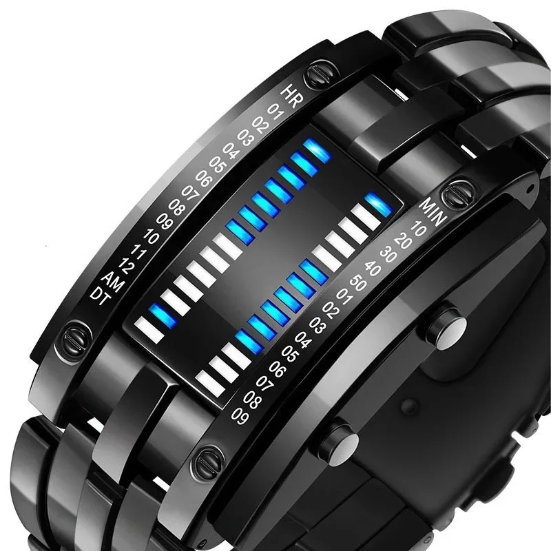 Wholesale-Creativity-Dual-Row-Led-Digital-Wristwatch-Student-Led-Watch ...