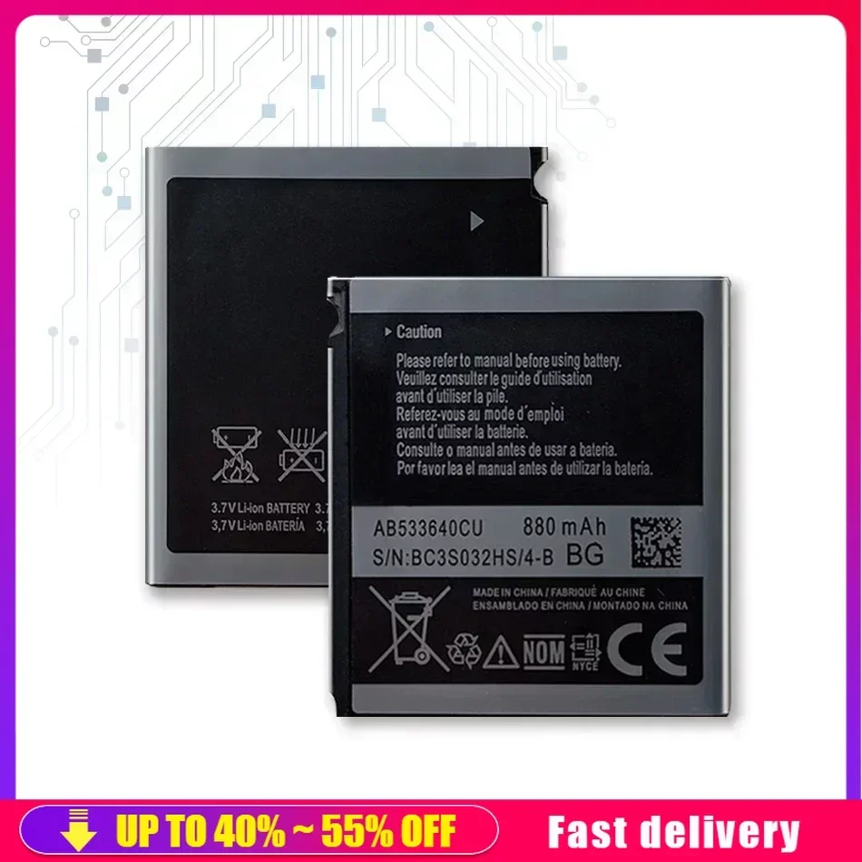 Mobile Phone Batteries AB533640CC AB533640CU For Samsung S3600C GT ...