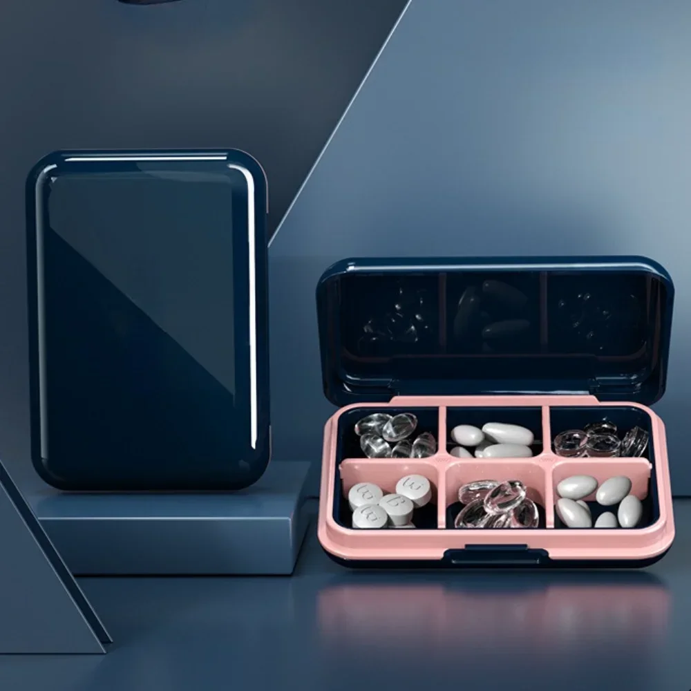 6-Grids-Portable-Pill-Box-with-Removable-Compartments-Divider-Medicine ...