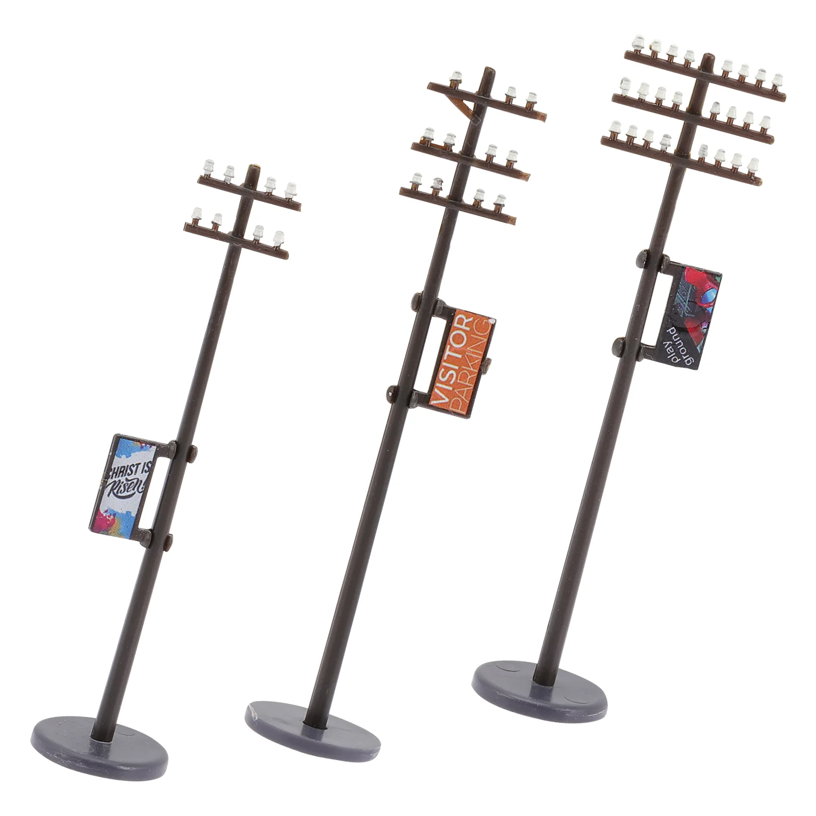 1-Set-Miniature-Telegraph-Poles-Plastic-Telegraph-Poles-Models-for-DIY ...