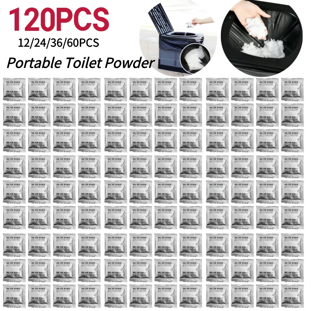 120-12Pcs-Camping-Toilet-Chemicals-Eco-Absorbent-Gel-Emergency-Toilet ...
