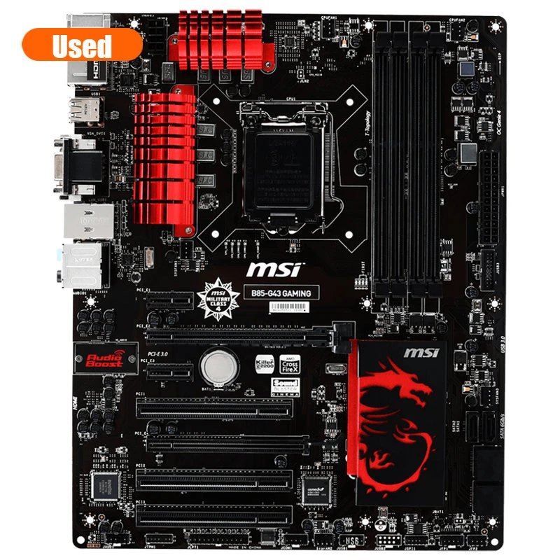 Msi B85-g43 Gaming Lga 1150 With Intel B85 Hdmi Sata 6gb/s Usb 3.0 Atx ...