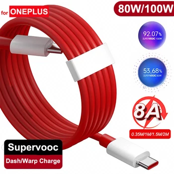 Oneplus 11 10 Pro Cable Original 100W 8A Supervooc Warp USB Type C ...