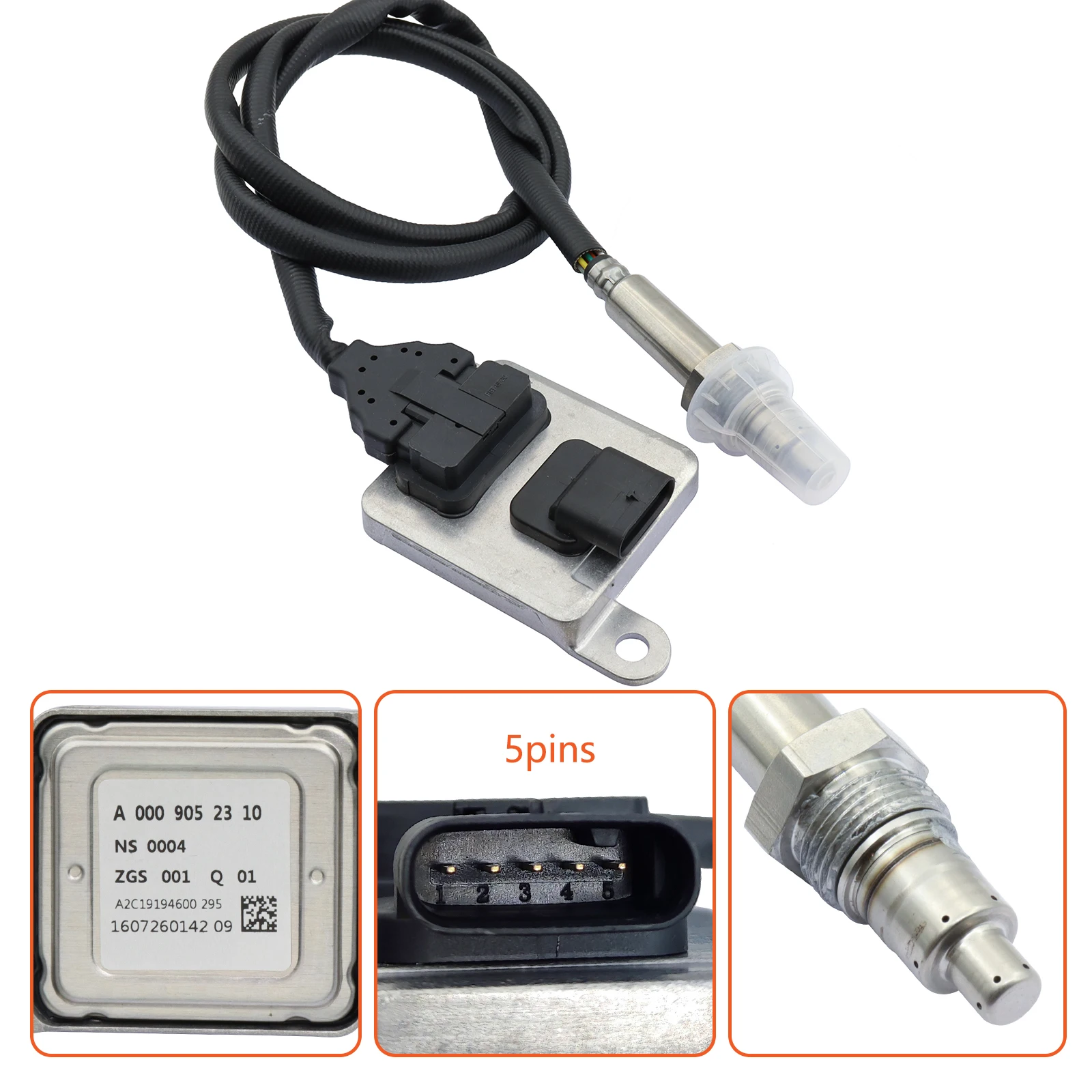 AUGALA-Nitrogen-Oxide-Nox-Sensor-A0009052310-For-Benz-W166-W205-S205 ...
