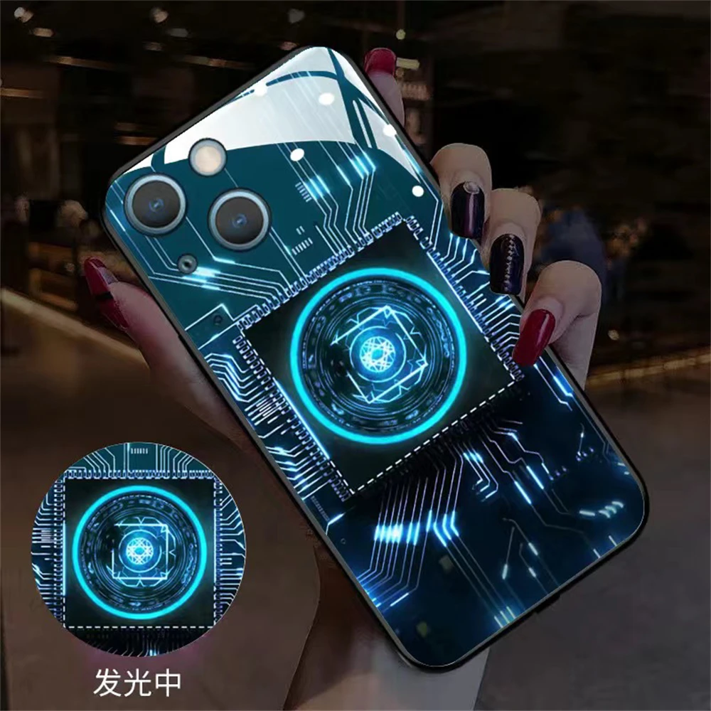 Cool-LED-Light-Phone-Case-for-Samsung-S23-S22-S21-S20-Plus-Note-20 ...