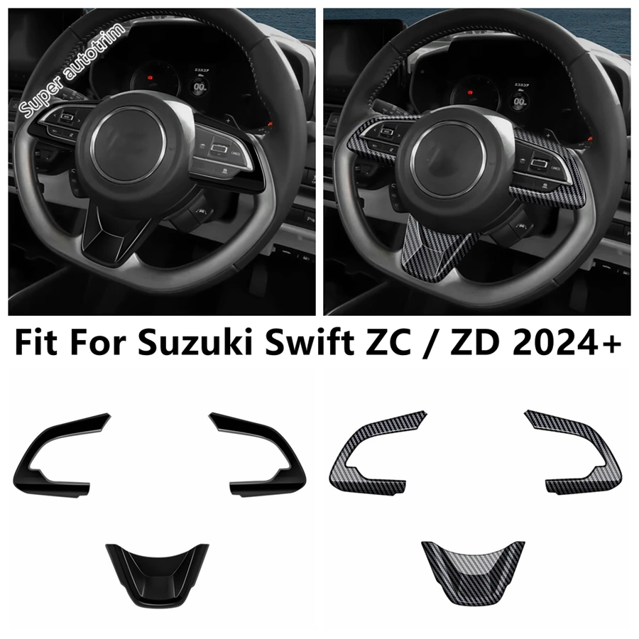 Car Steering Wheel Frame Decoration Cover Trim For Suzuki Swift ZC / ZD ...