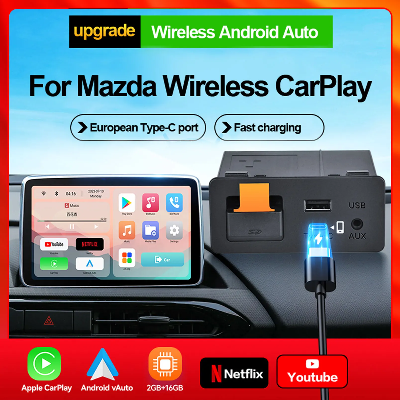 P3-2-Type-c-Charging-CarPlay-Android-AUTO-Wireless-Connected-Watch ...