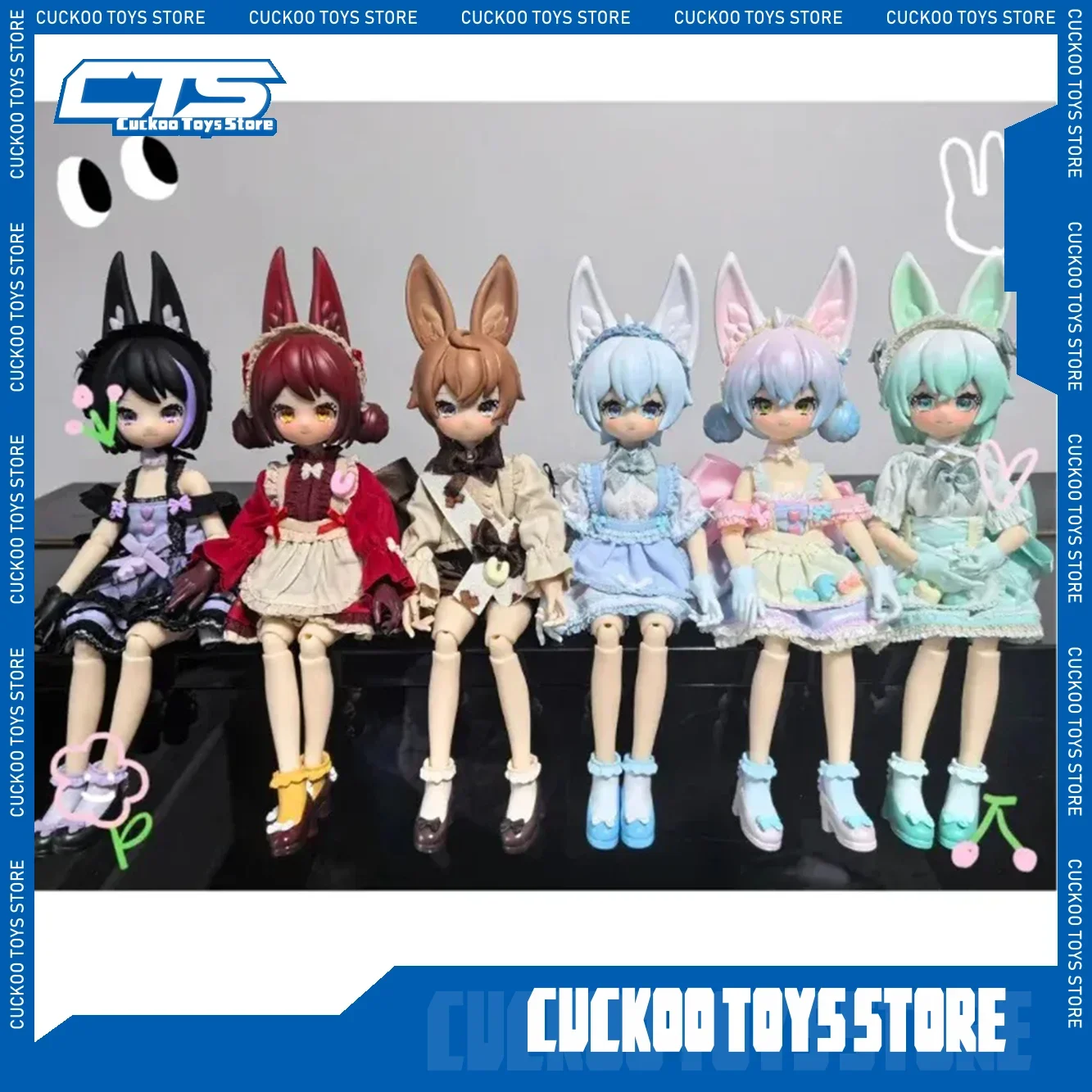 Original-Ufdoll-Mini-Tea-Series-Blind-Box-Movable-Bjd-Doll-Limited-Limit-Elevator-Series ...