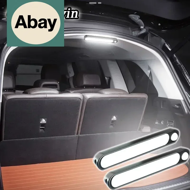 Fit Trunk Car Sensor Light for Floor Trunk Hood USB Rechargeable ...