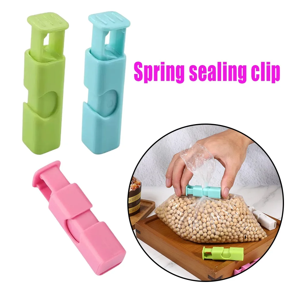 Reusable Bag Clips Multi Purpose Spring Sealing Clips Food Freshness ...