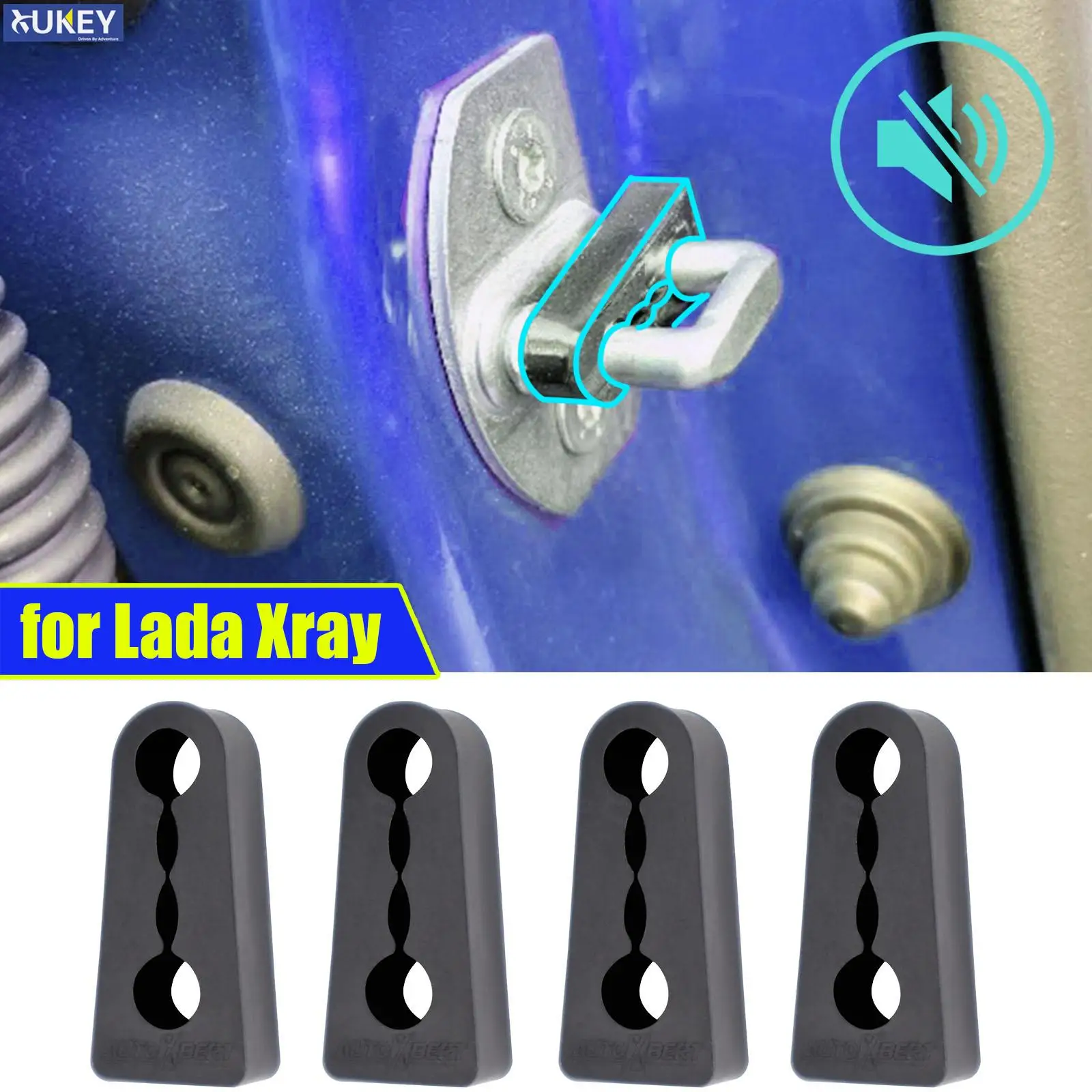 Door-Lock-Sound-Deadener-Damper-For-Lada-Xray-X-Ray-CROSS-Insulation ...