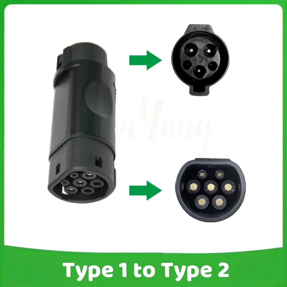 32A-7KW-Type-1-SAE-J1772-To-Type-2-Ev-Charging-Pile-Adapter-Charging ...