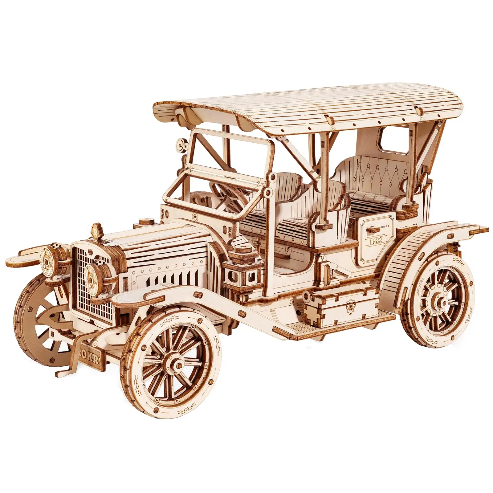 Robotime-Rokr-3D-Wooden-Puzzle-MC801-Vintage-Car-for-Kids-Adults-Easy ...