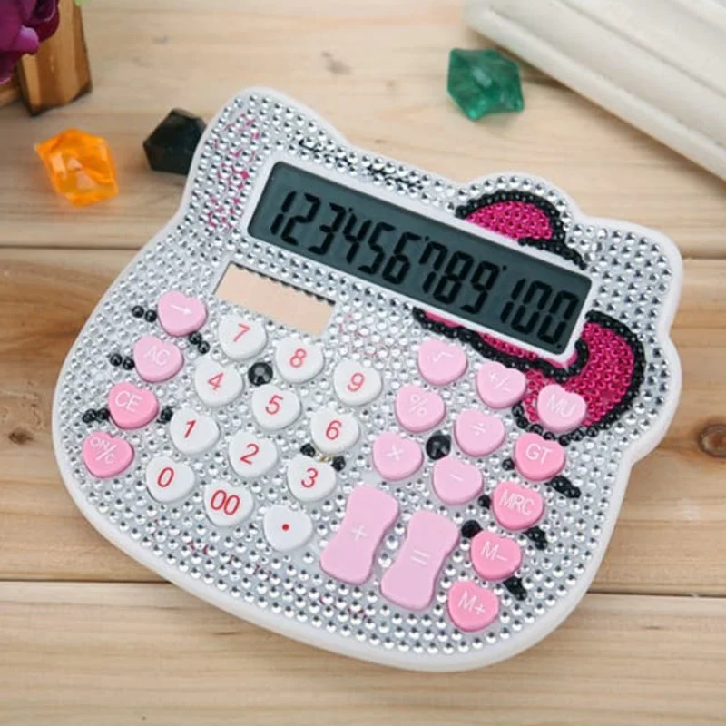 Hello-Kitty-Calculator-and-Solar-Calculator-12-Digit-LCD-Display ...