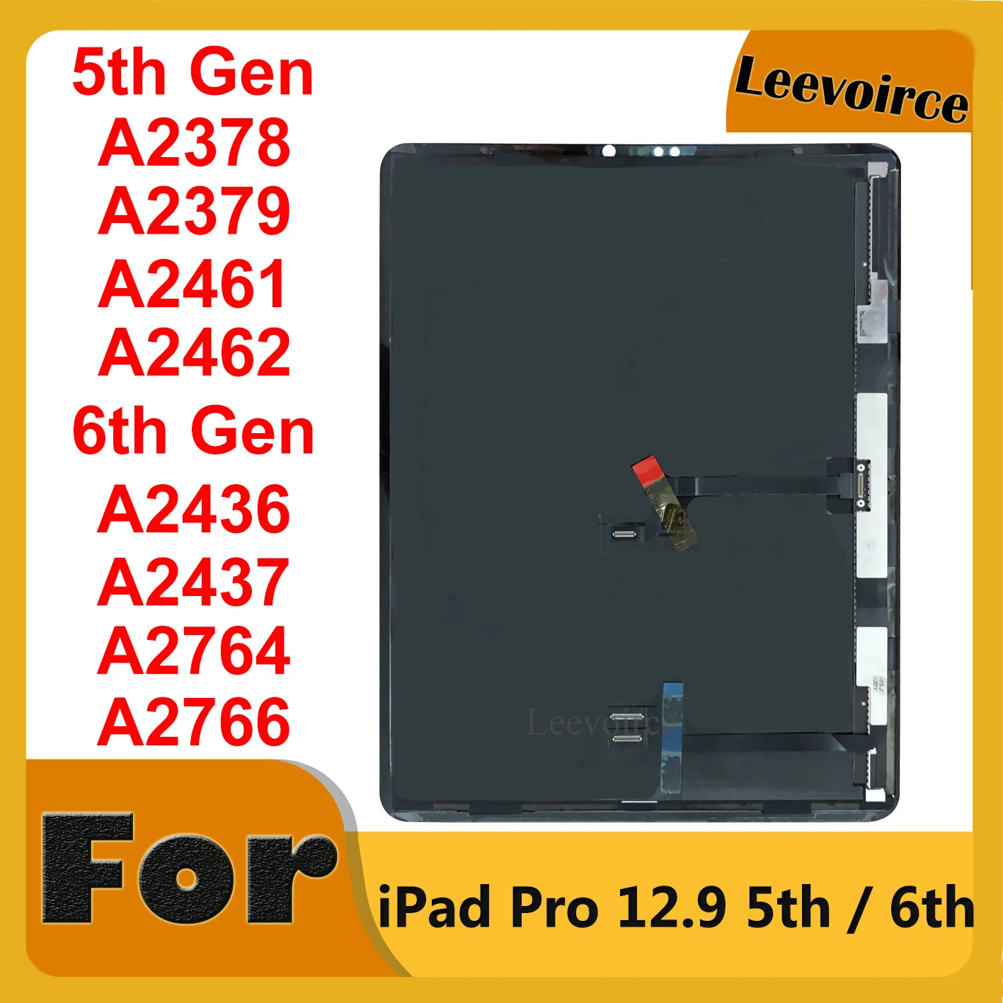 For iPad Pro 12.9 5th 6th Gen A2378 A2379 A2461 A2462 A2436 A2437 A2764 ...