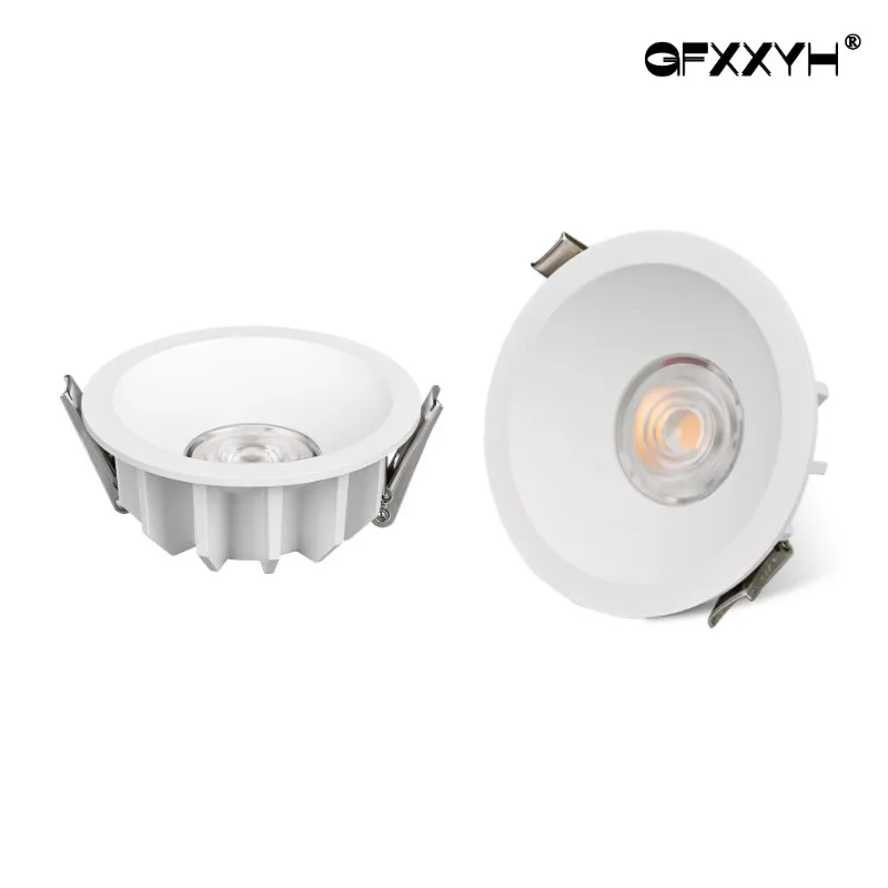 White Downlight COB Anti-Glare Narrow Frame Home Opening 5W 7W 9W 10W ...