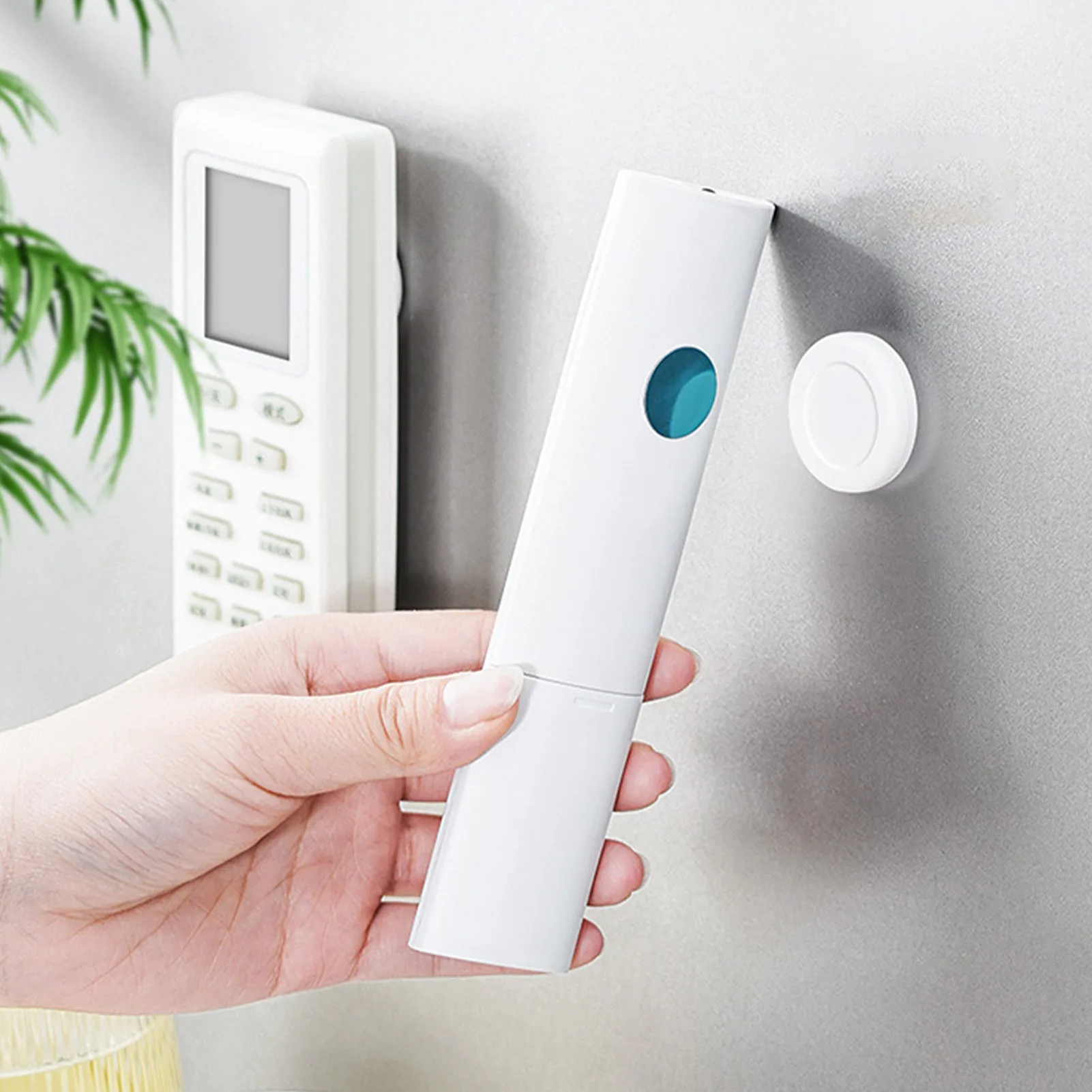 Wall-Mount-Magnetic-Controller-Hook-Remote-Control-Holder-Wall-Self ...