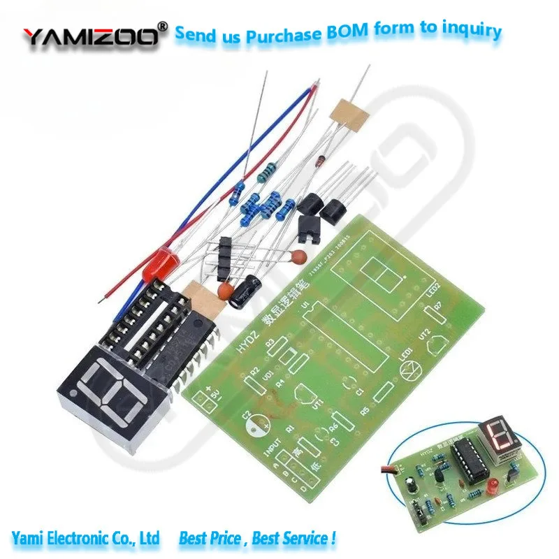 DIY-Pcb-Digital-Display-LED-Logic-Pen-Electronic-High-And-Low-Level ...