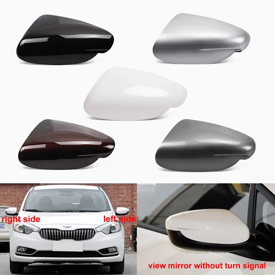 For Kia K3 K3S 2012 2013 2014-2018 Painted Outer Rearview Mirrors Cover ...