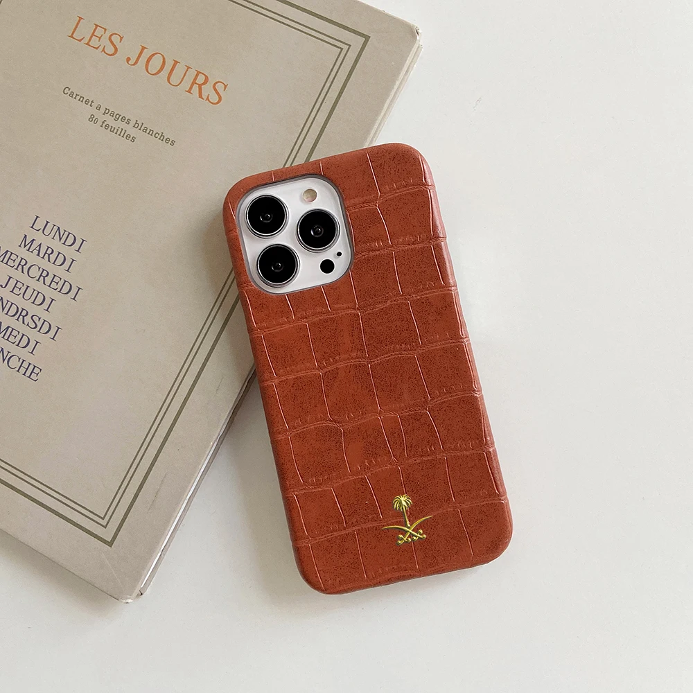 Funda-r-gida-de-cuero-con-dise-o-de-rbol-de-Coco-para-iPhone-carcasa ...