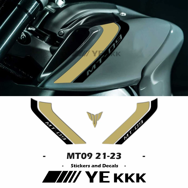For-YAMAHA-MT-09-MT-09SP-2021-2023-Shell-Sticker-Decal-Two-Color-Design ...
