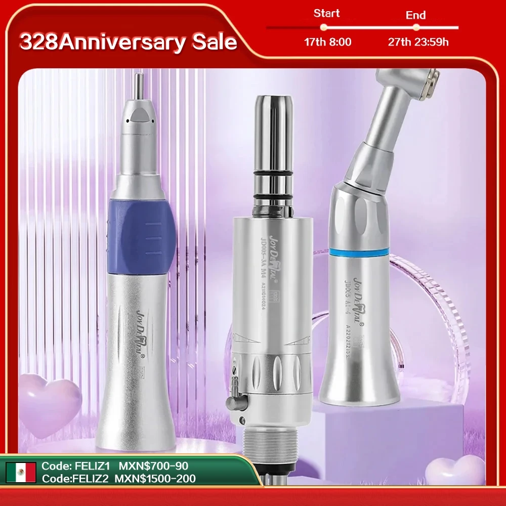 JOY-DENTAL-Slow-Low-Speed-Handpiece-Set-Push-Button-Latch-Type ...