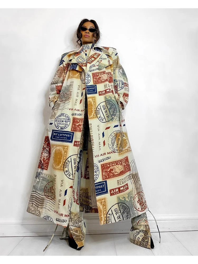 Casaco-grande-para-mulheres-casaco-longo-gola-sobretudo-lapela-bolsos ...