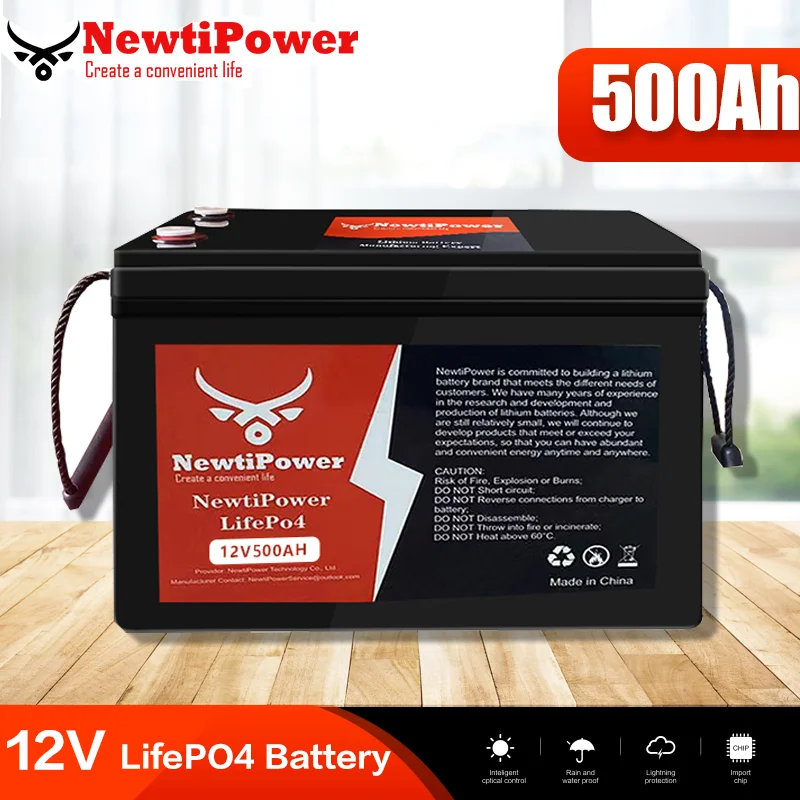 LiFePO4-12V-500AH-Battery-14-6V-6KW-Lithium-Batteries-4000-Cycles-RS485 ...