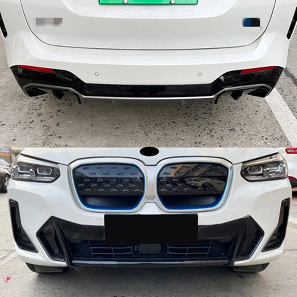 For-BMW-ix3-2022-grill-grille-Fog-Lamp-Frame-Decorative-Sticker-tail ...