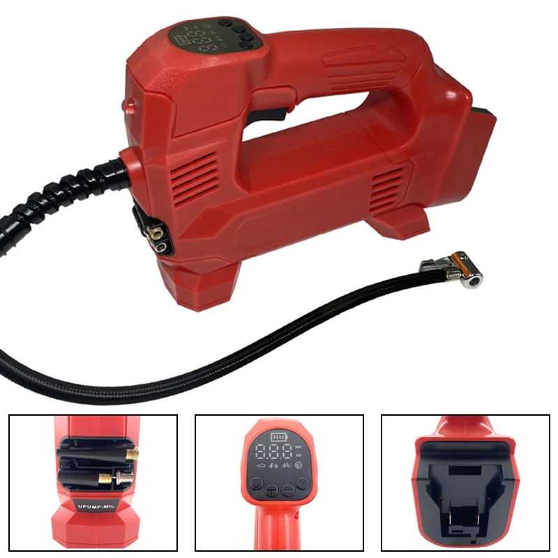 Cordless Air Pump Air Inflator for Milwaukee 18V Lithium Battery ...