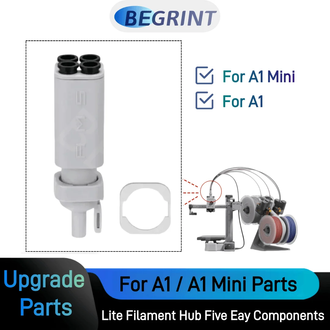 Bambu-Lab-3D-printer-AMS-Lite-Filament-Hub-Five-way-components-switch ...