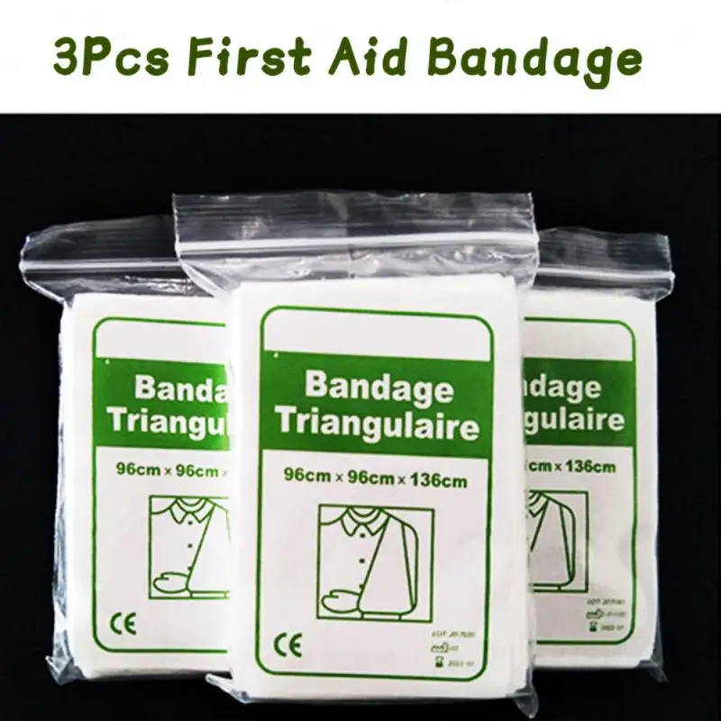 3Pcs-Set-First-Aid-Kit-Bandage-Fracture-Fixation-Triangular-First-Aid ...