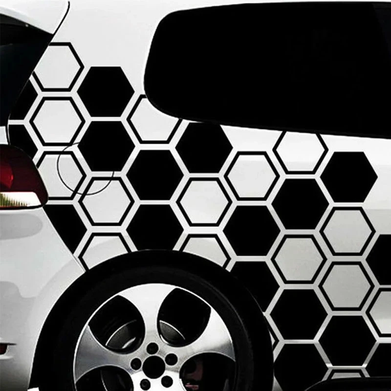 Honeycomb Style Sticker For Universal Car Body Decor Comb Auto Tuning ...