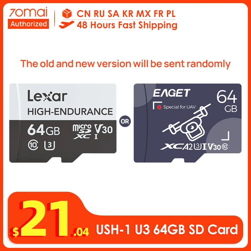 HIGH-ENDURANCE-64GB-Micro-SD-Card-USH-1-U3-Max-100MB-S-Read-TF-Card ...