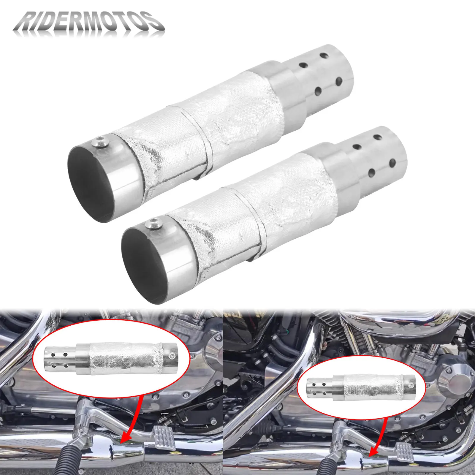 Motorcycle-Exhaust-Silencer-Quiet-Baffle-Modified-Muffler-Shortshots ...