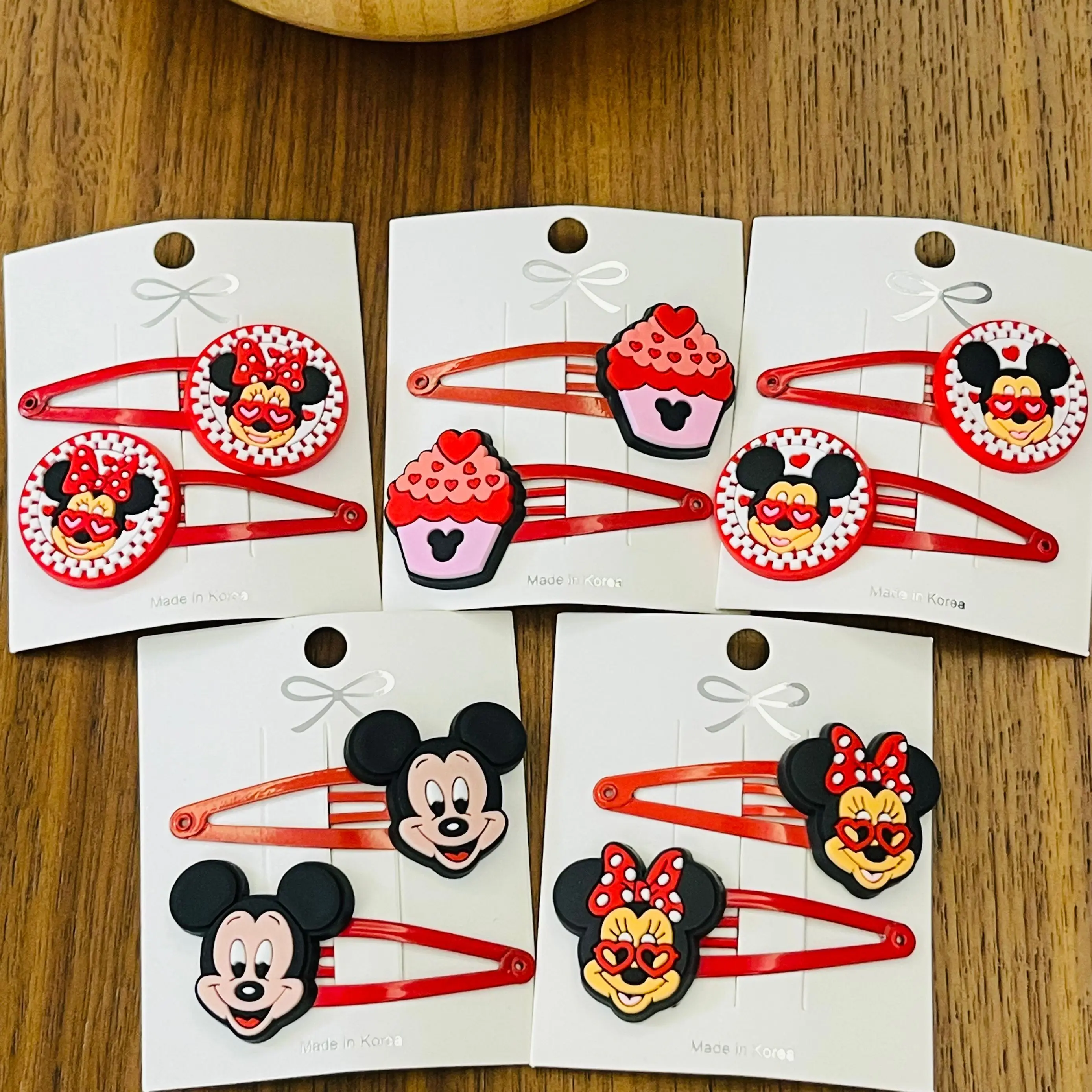 2Pcs-Cartoon-Minnie-Mickey-Daisy-Donald-Duck-Disney-Hair-Clips-For-Kids ...