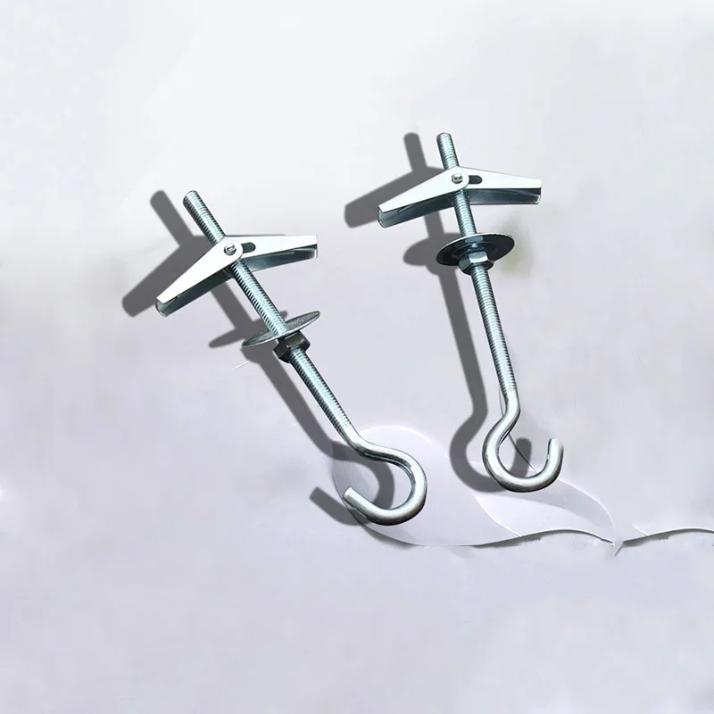 2PCS-Gypsum-Board-Ceiling-Hook-Hanging-Load-Poster-Thread-Ring-Flag ...