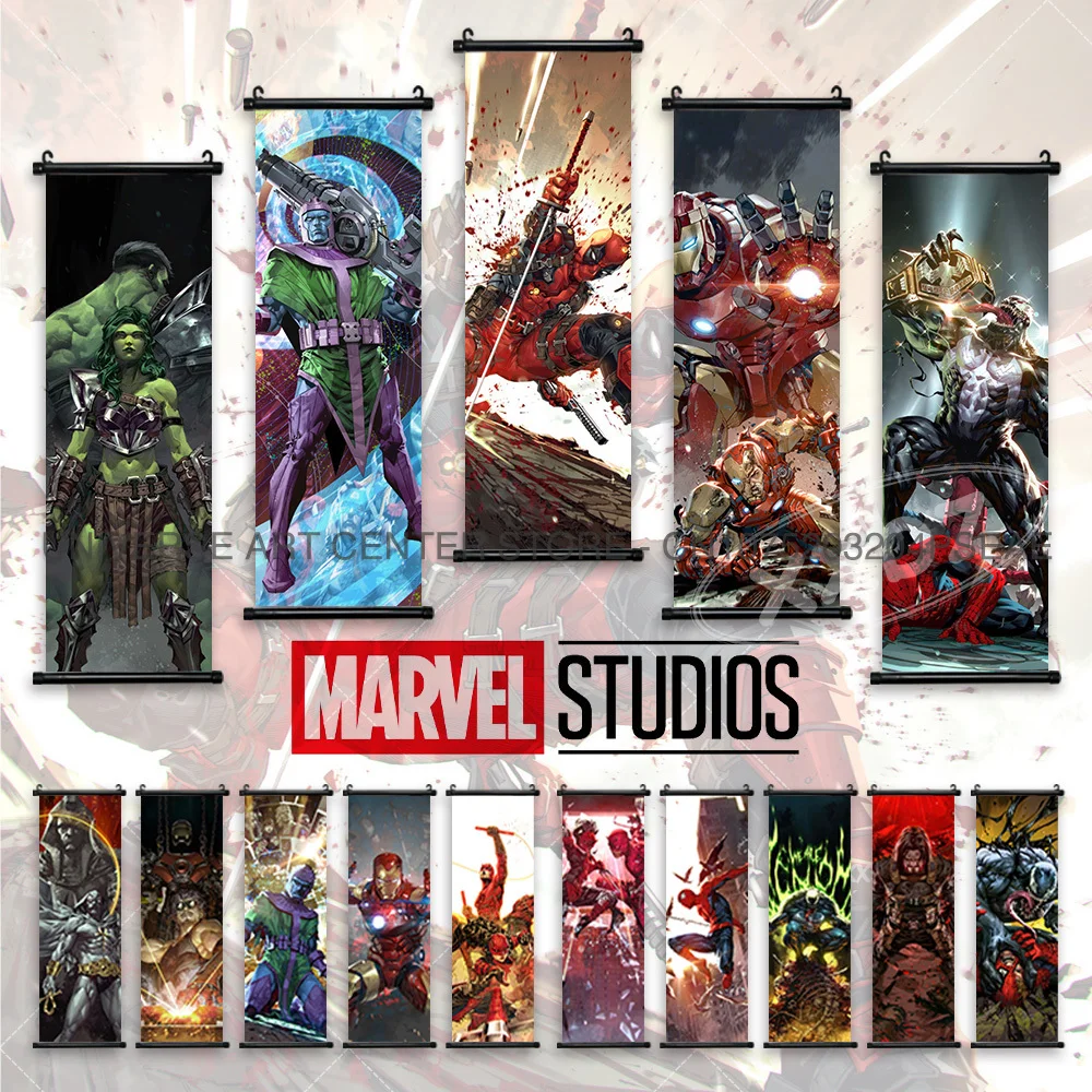 The-Avengers-Poster-Marvel-Anime-Scroll-Pictures-Ant-Man-Hanging ...