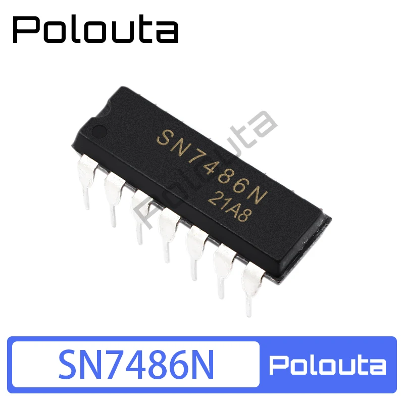 5Pcs SN7486N DIP 14 input four XOR gate integrated circuit IC chip ...