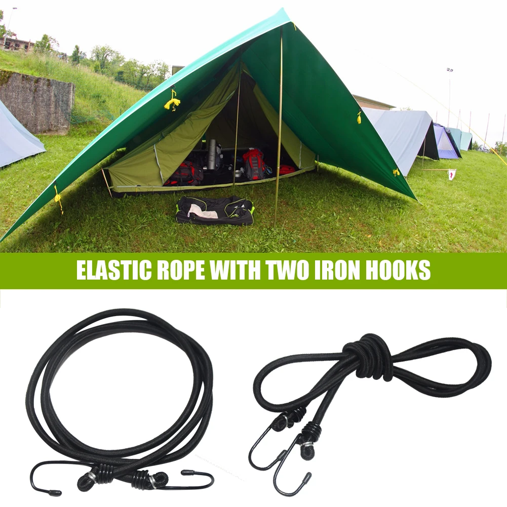 Elastic Luggage Rope Tent Boat Cord 1.2m Outdoor Camping Hiking Bungee ...