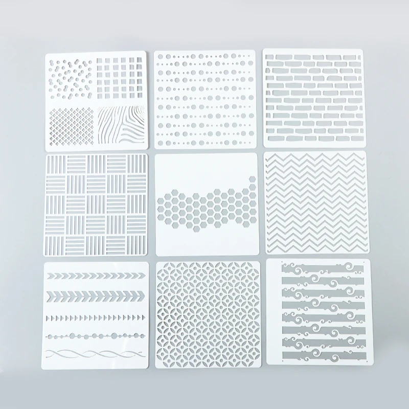 Stencils Embossing Paper Cards DIY Crafts Layering Stencils for Walls ...