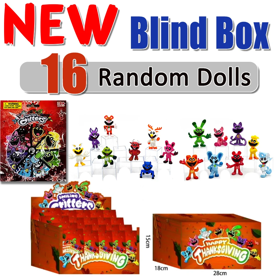 New-Anime-Smiling-Critters-figures-Red-Mystery-Box-Blind-Box-Toys-Gifts ...